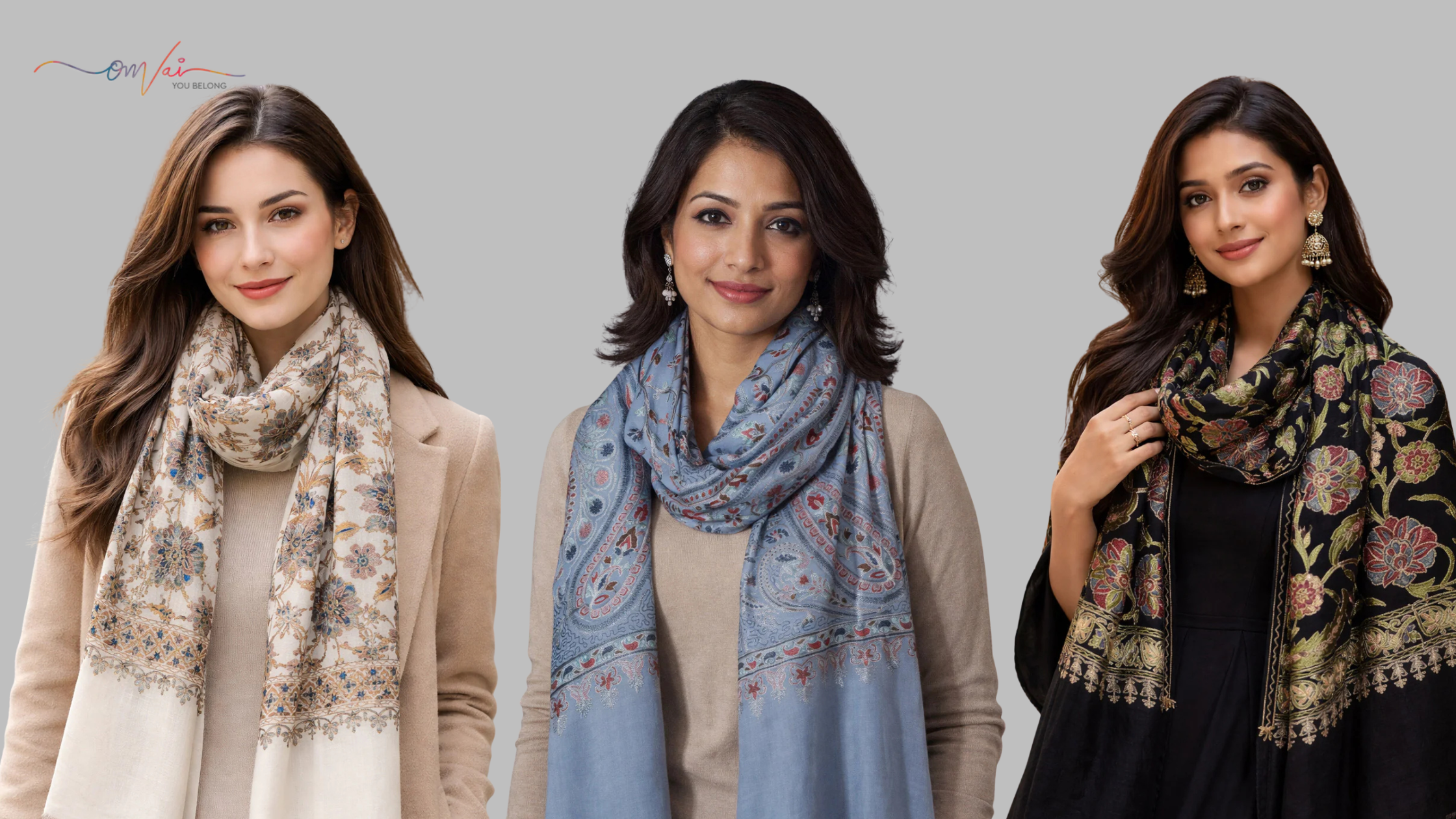 Trending Embroidered Stole Styles Every Woman Should Own in 2026 – OMVAI