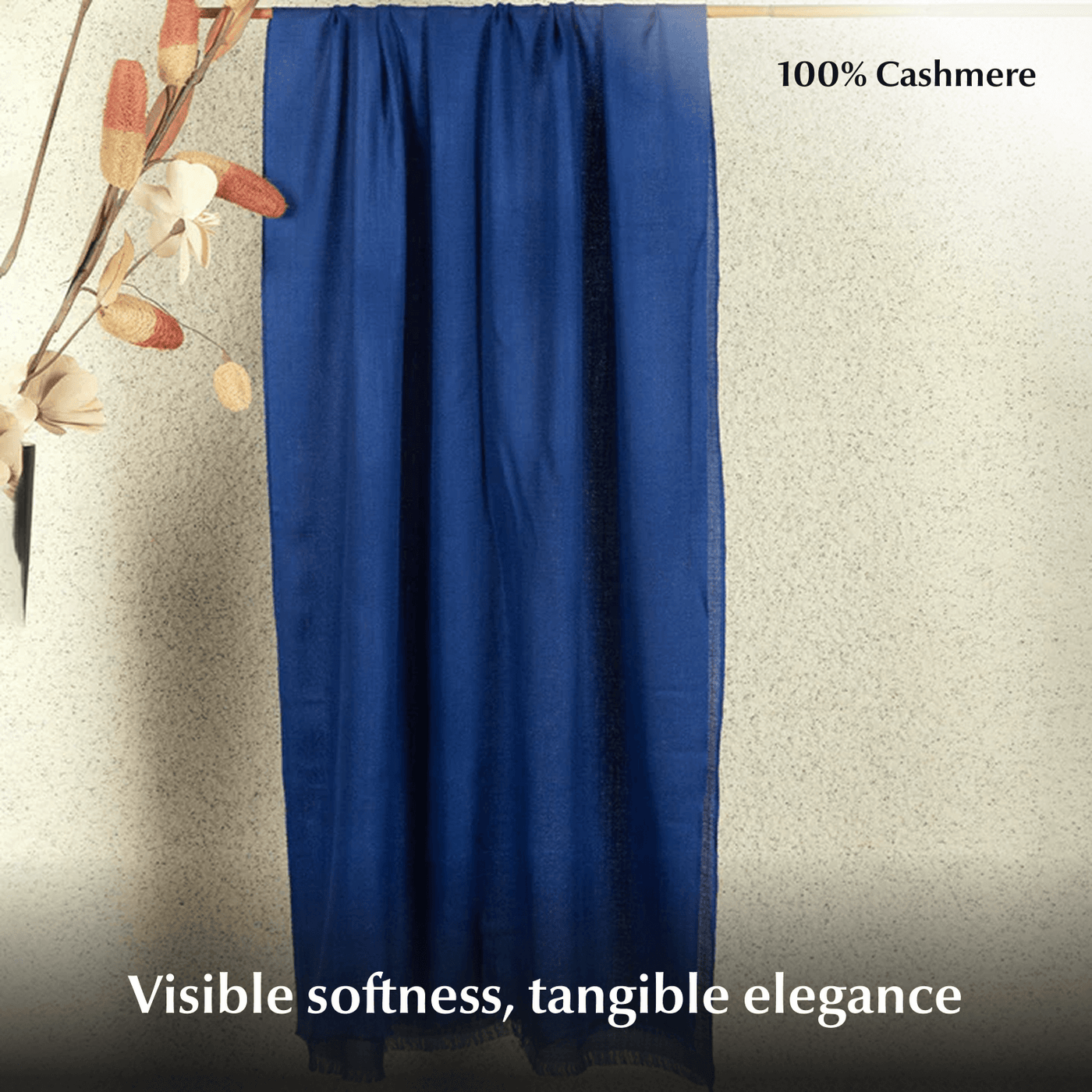 Buy Premium Solid Pashmina Stoles Online – OMVAI India